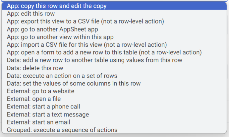 【AppSheet】Actions(アクション)とは何か？一覧や使い方を実例で分かりやすく解説｜Automation(bot)と連携して自動化する方法